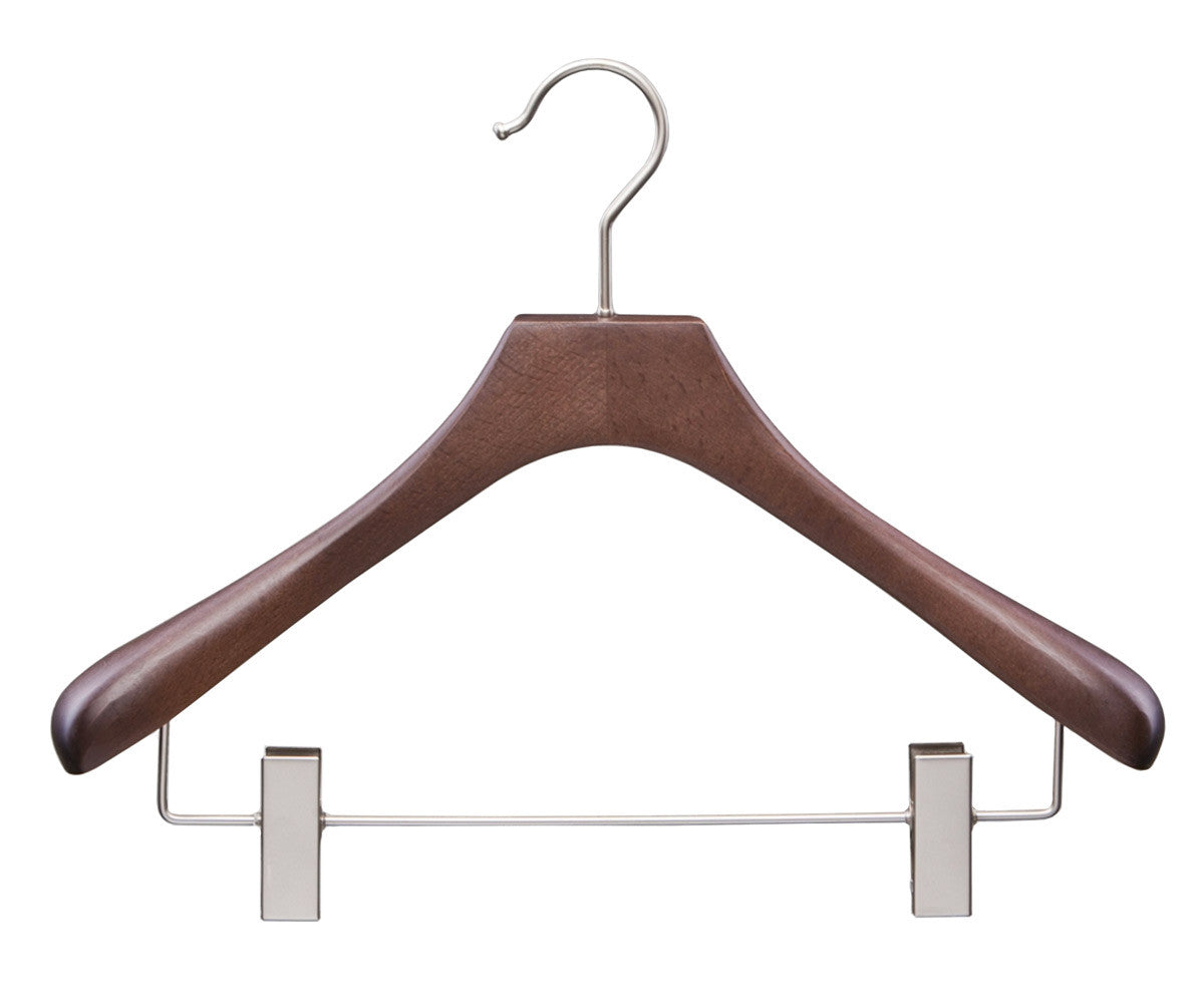 Women's Wood Suit, Shirt, Skirt/Trouser Hangers, Custom Woven Padded ...